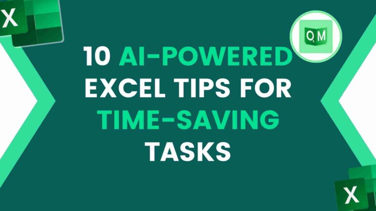 10 AI-Powered Excel Tips for Time-Saving Tasks