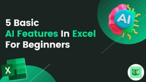 5 Basic AI Features in Excel for Beginners